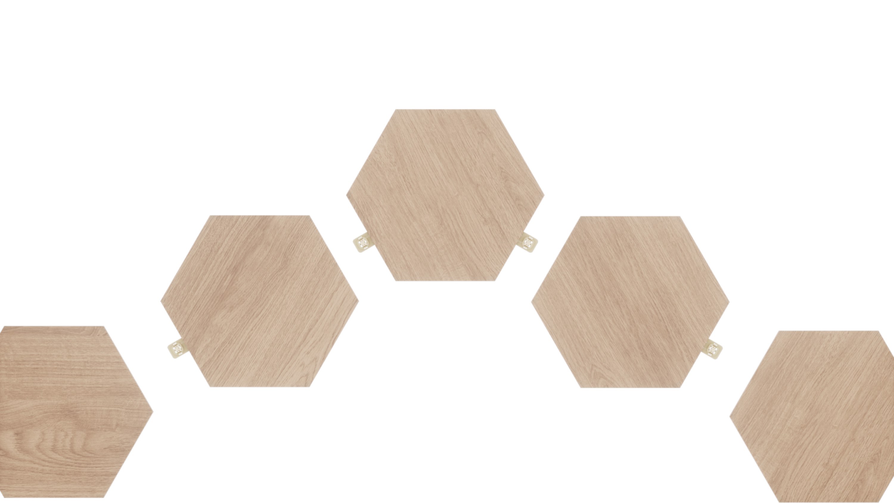Smart Lighting Decor | USA » Nanoleaf Elements Wood Look Hexagons