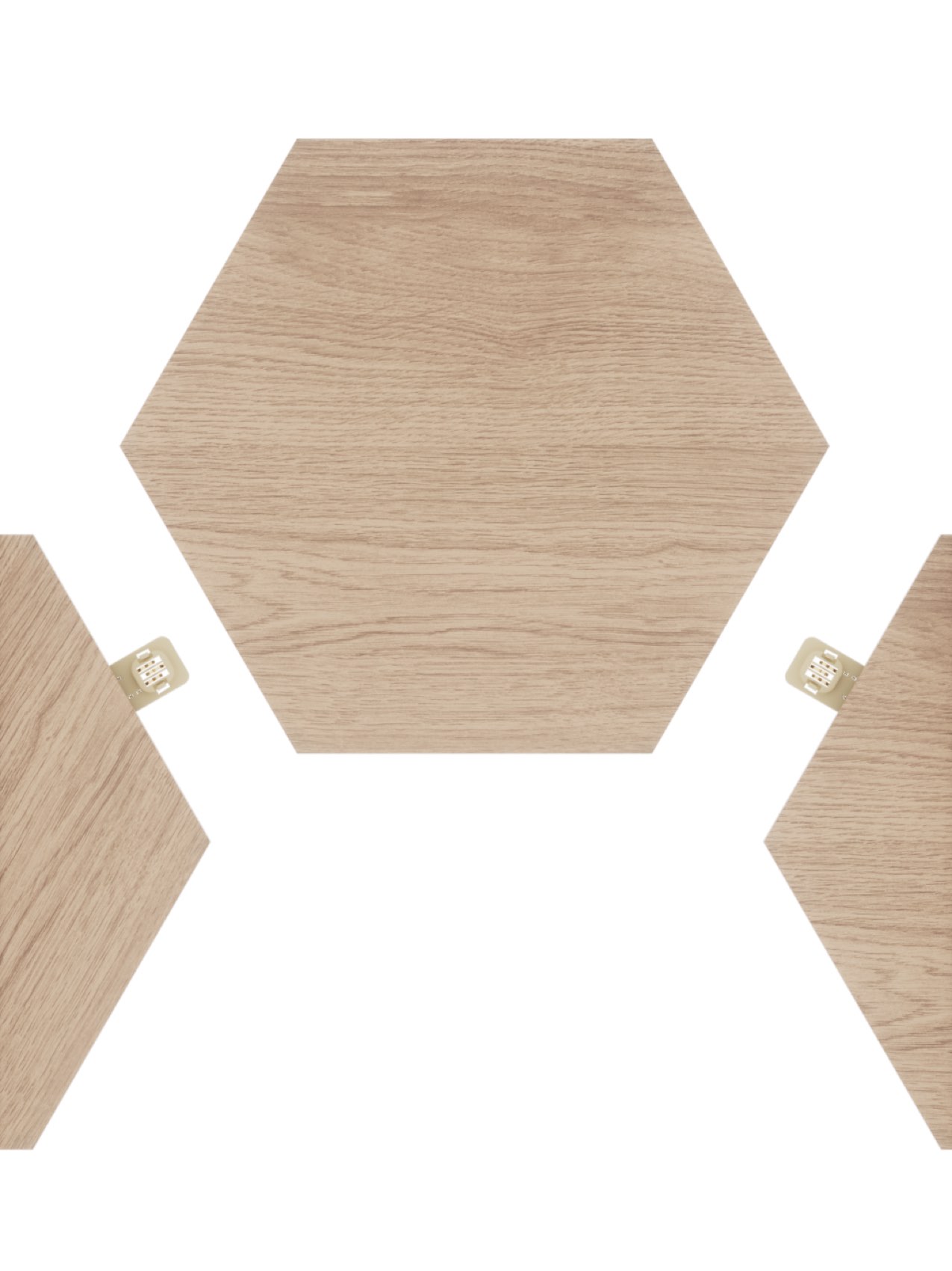 Smart Lighting Decor | USA » Nanoleaf Elements Wood Look Hexagons